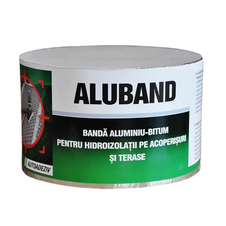 AluBand membrana autoadeziva bituminoasa Den Braven, 10 cm x 10 ml ...