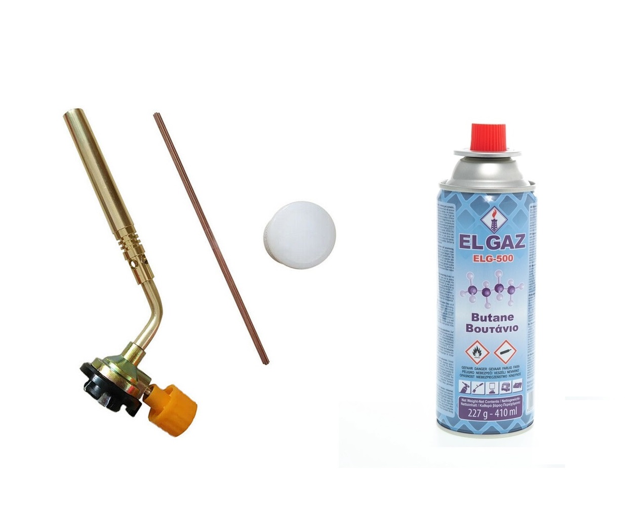 Lampa instalator (arzator) Profi kit cu doza gaz spray 227 gr. – Zilan ...