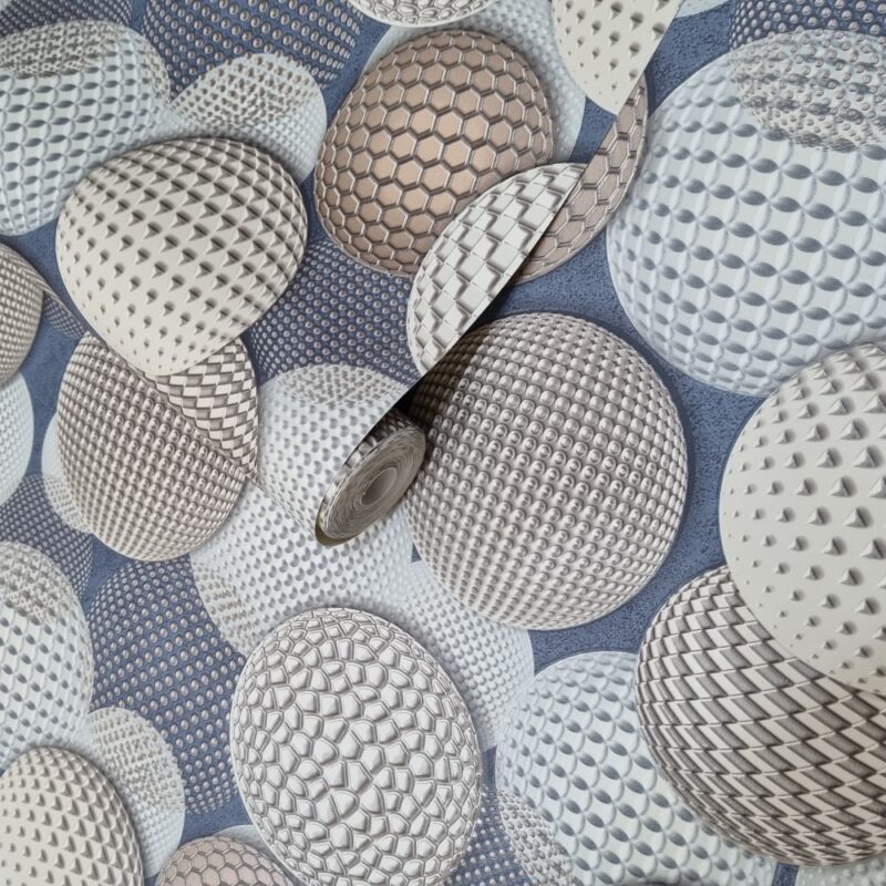 Tapet lavabil, vinil, pentru baie si bucatarie, 56116 Sfere – Zilan ...